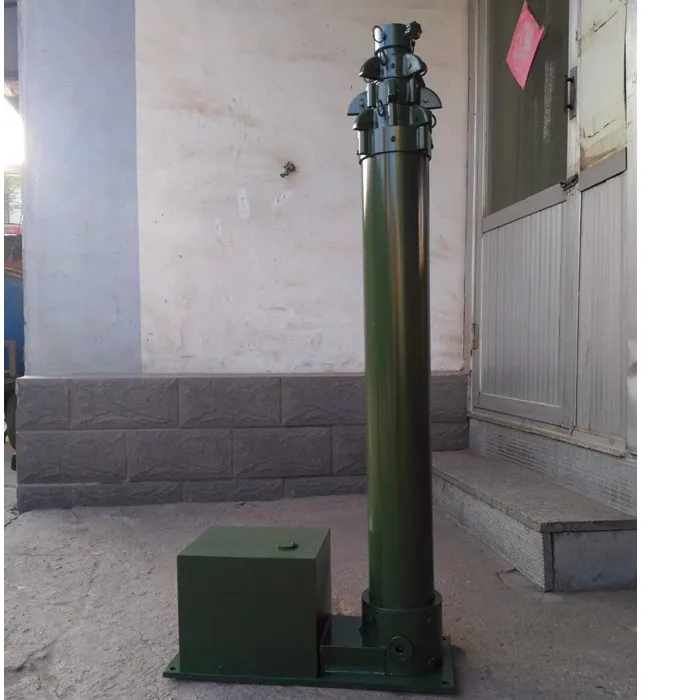 Square Tube Electrical Motor Driven Telescoping Mast