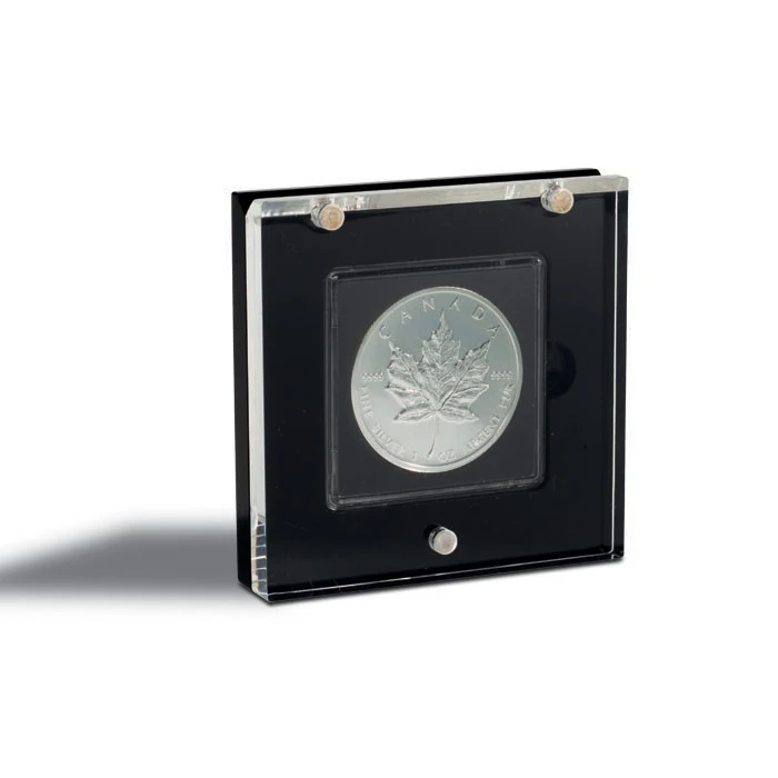 LS Acrylic Coin Display Case Clear Acrylic Medal Display with Magnetic ...