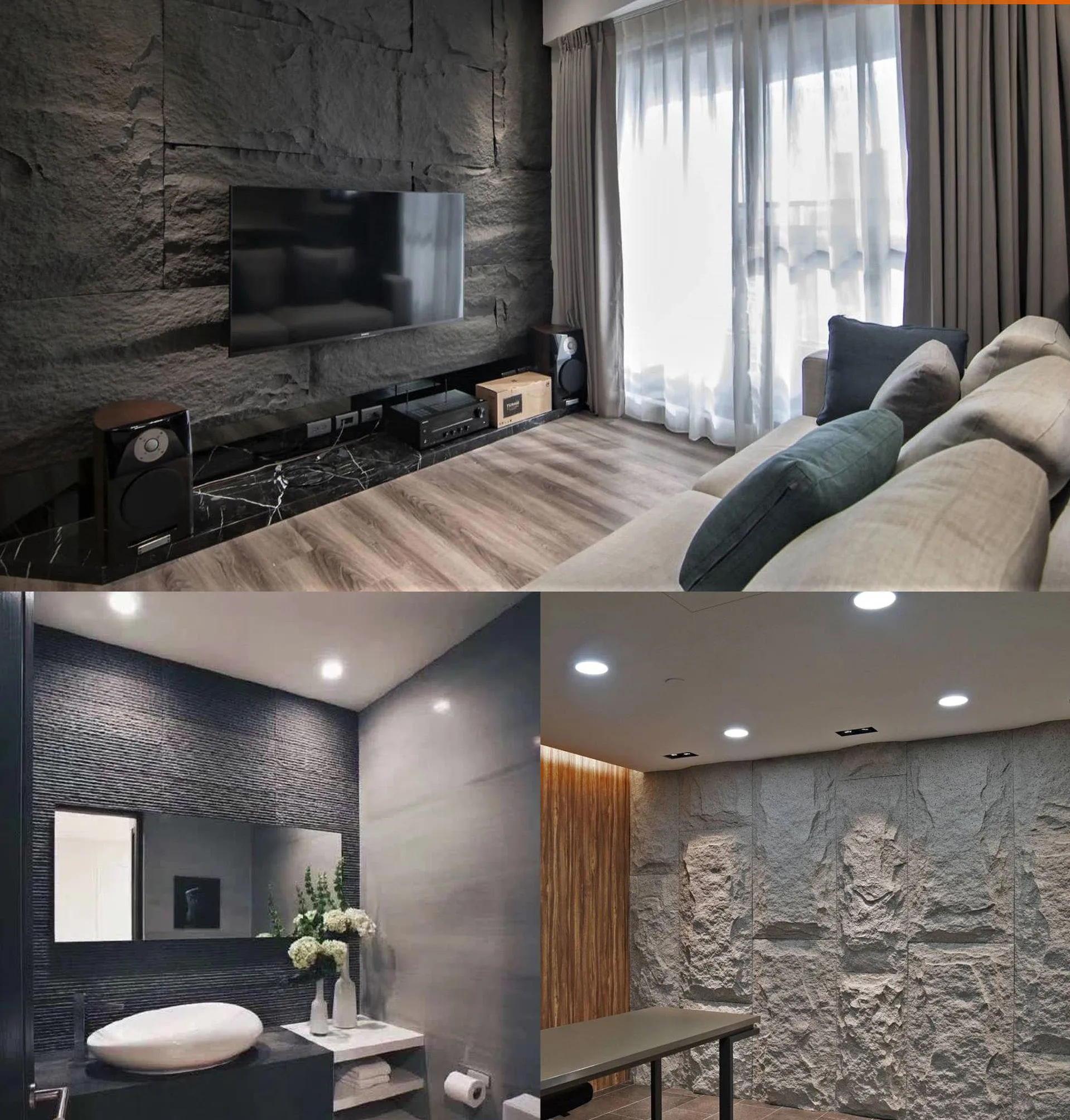 Longtime 3d Stone Lightweight Wall Cladding Artificial Stone Natural ...