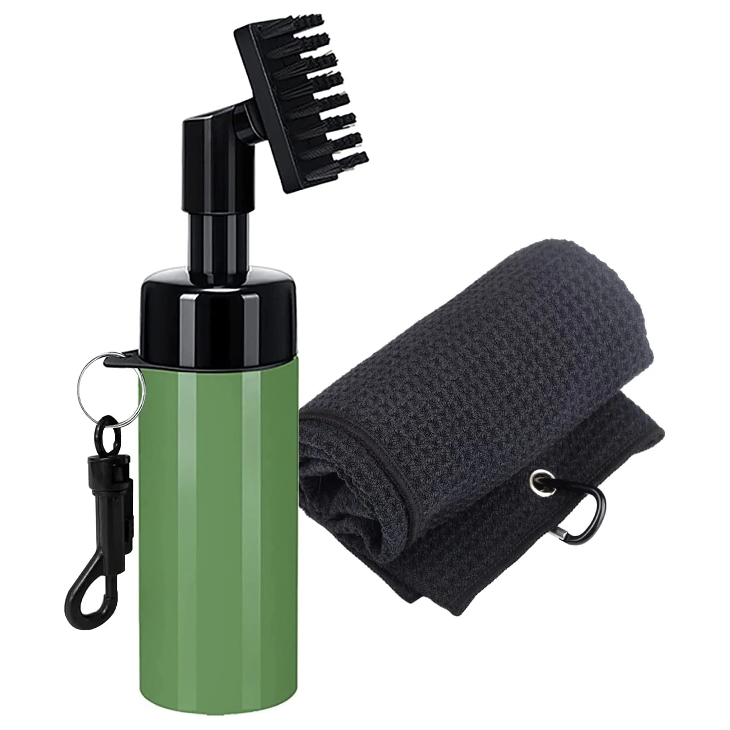 Golf Cleaner Cleaning Kit With Cleaning Water Brush Waffle Tri-fold ...