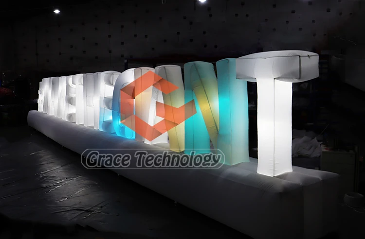 Giant Alphabet Letters - Eye-Catching Inflatable Lighting