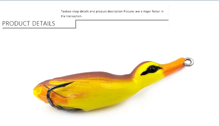 Floating-water Bionic Fish Bait Duck-shaped Luya Bait Soft Bait - Buy ...