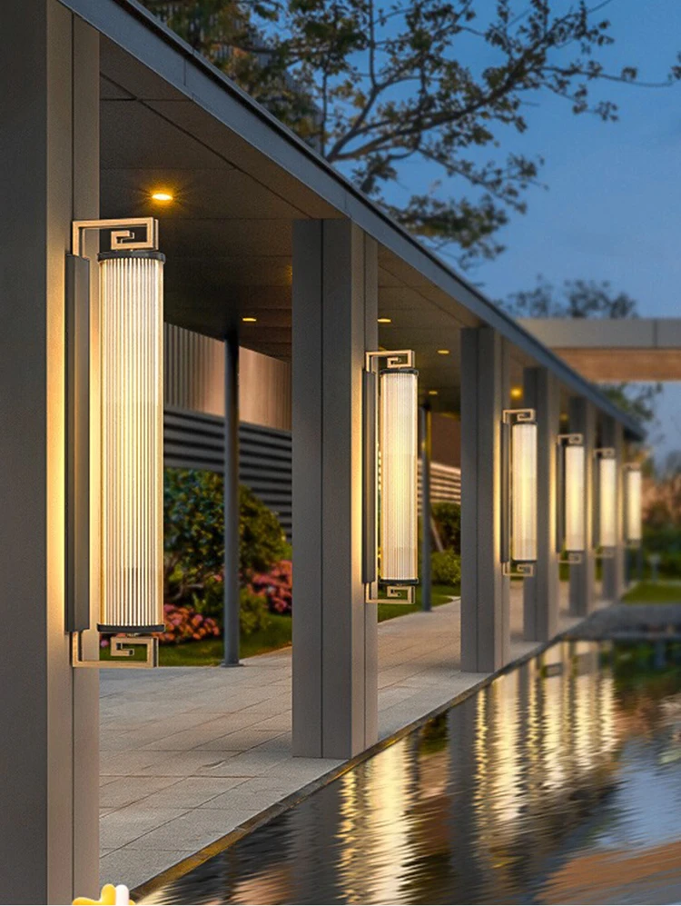 Led Villa Courtyard 100-240v Modern Home Yard Decoration Wall Facade ...