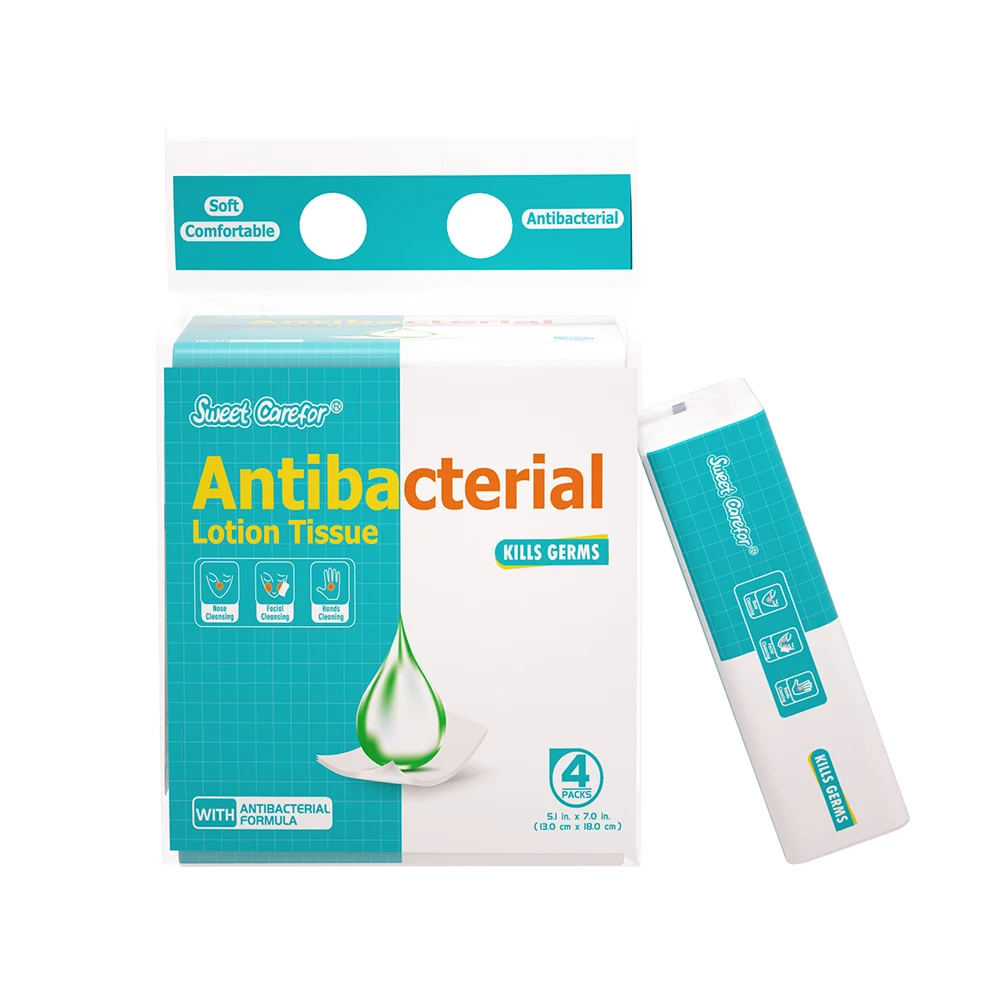 Sweet Carefor Antibacterial Lotion Tissue - Soft & Effective