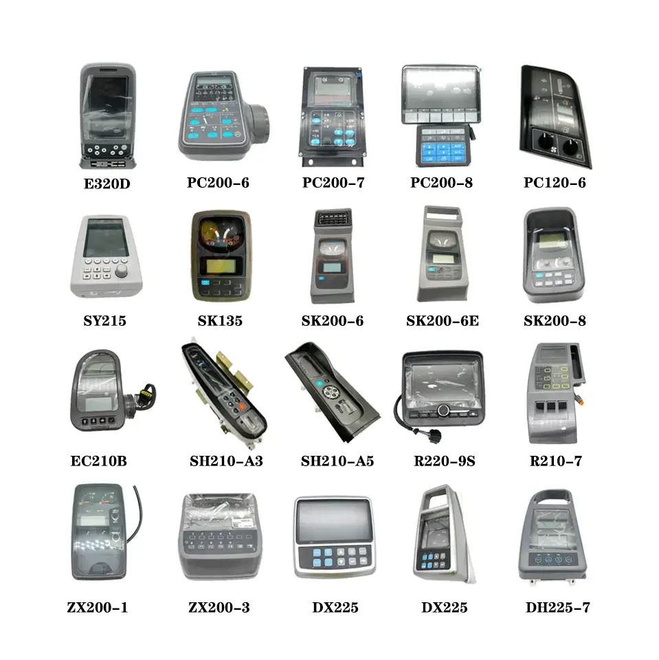 Excavator LCD Monitor - Control Instrument Panel