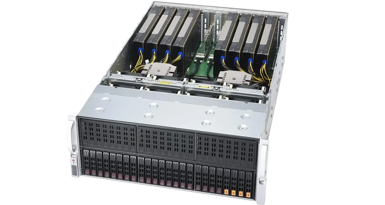 4u Artificial Intelligence Development Ai Server As-4124gs-tnr Computer ...