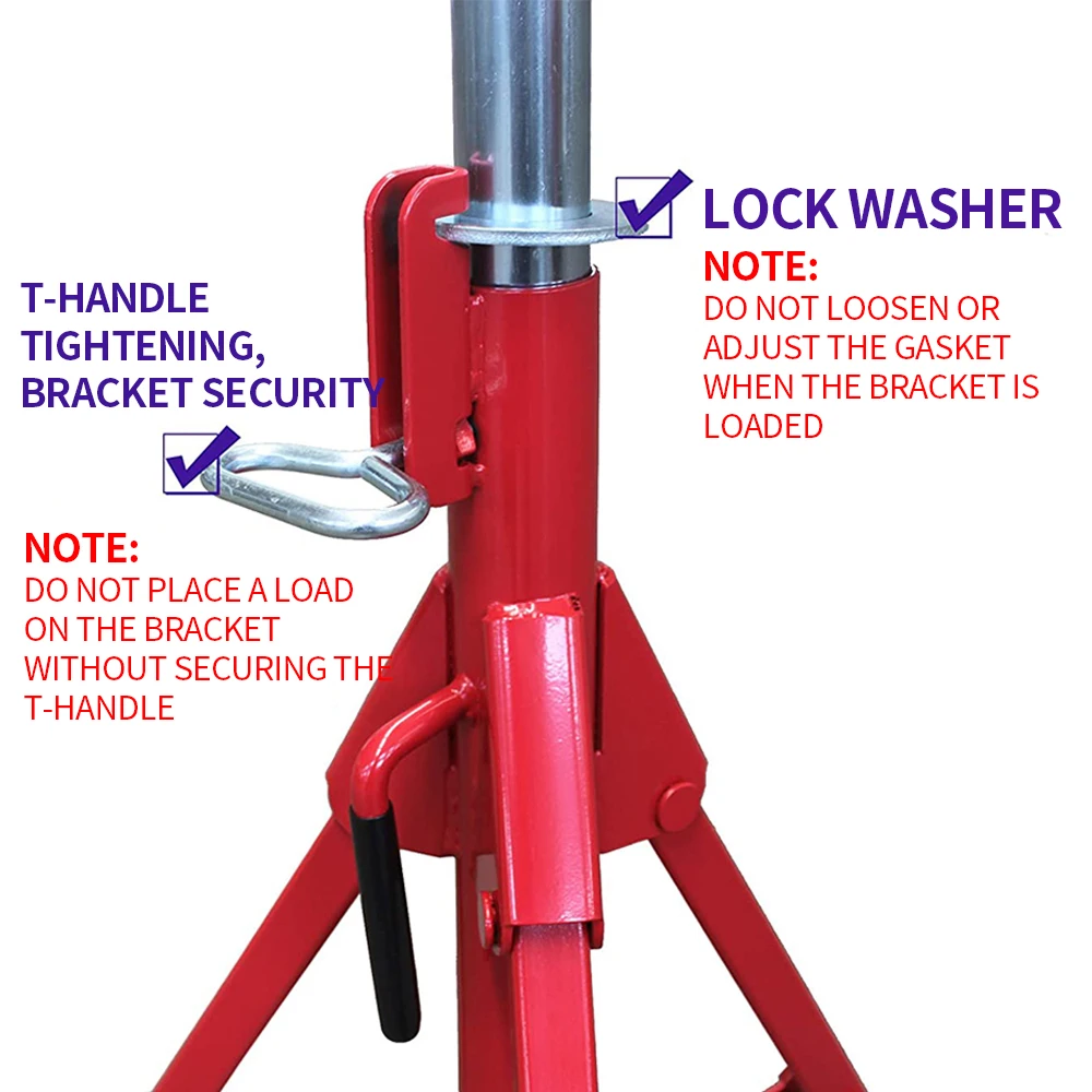 V Head Pipe Bracket - Adjustable, Durable & Customizable