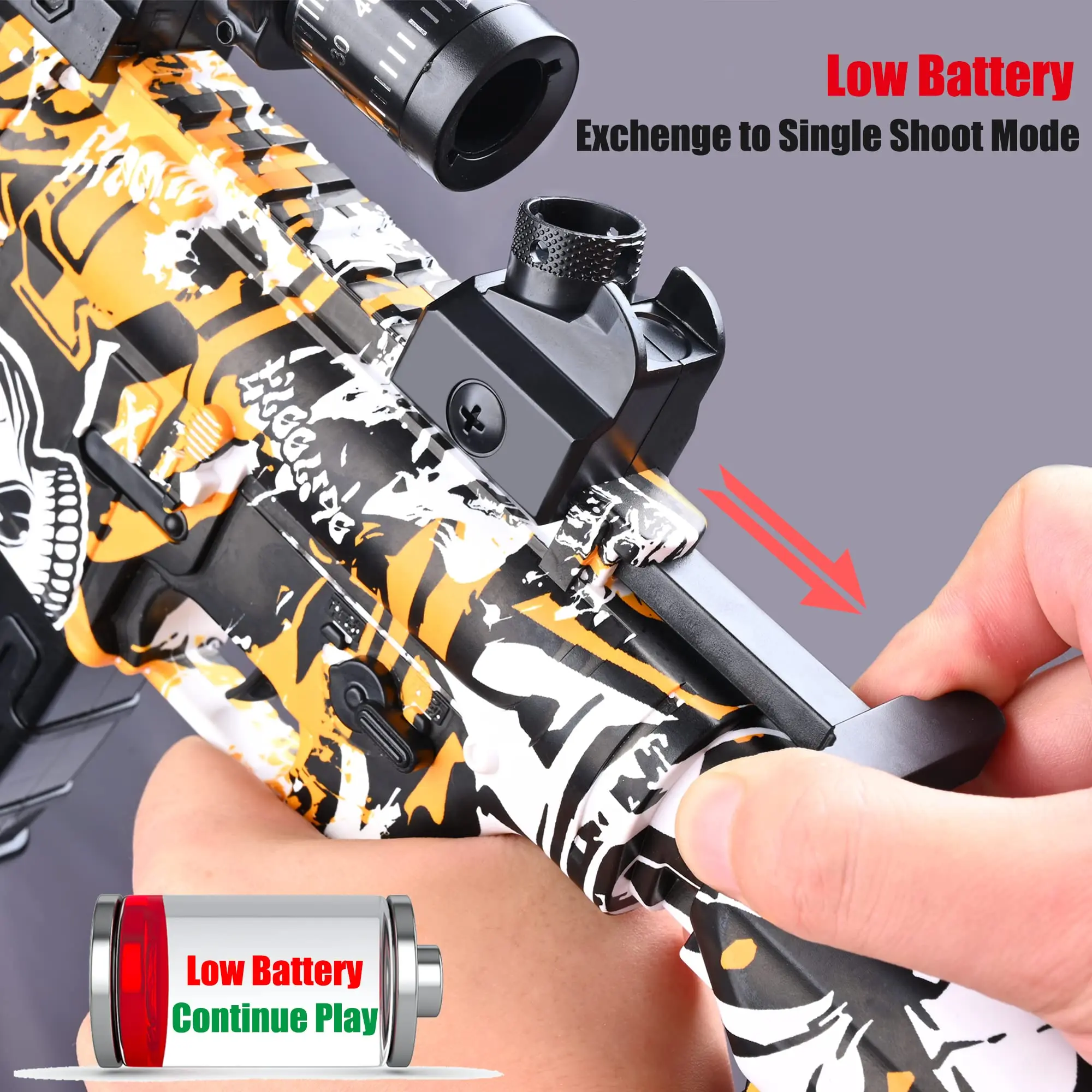 M416 Camouflage Toy Electric Paint Gel Blaster Rifle - Buy Blaster Gel ...