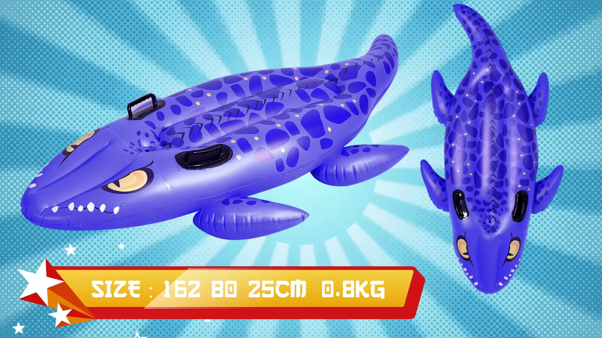 Factory Customization Inflatable Mosasaurus Pool Float Ride With Water ...