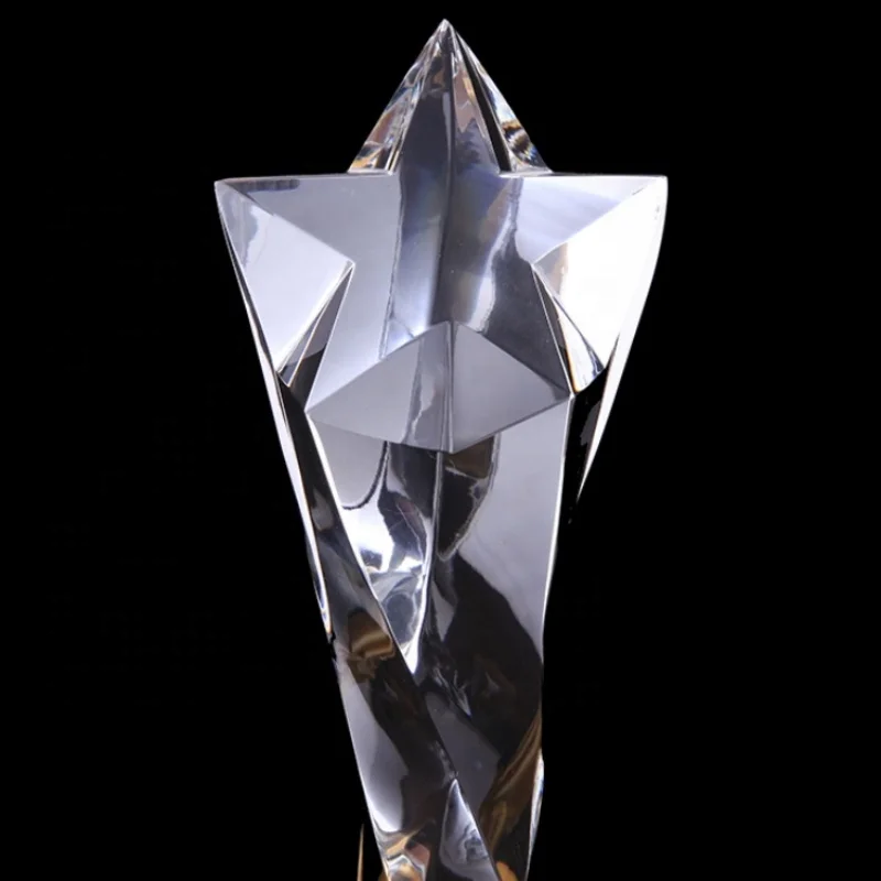 25th Anniversary Crystal Award Trophy Custom Crystal Trophy STAR Shape Trophy| Alibaba.com