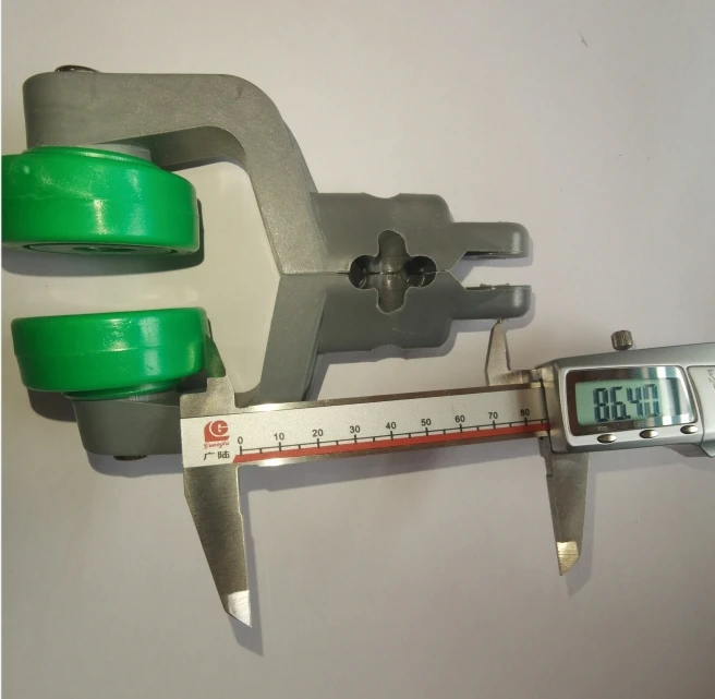 Plastic Nylon Material Overhead Conveyor Trolleys For Chicken ...