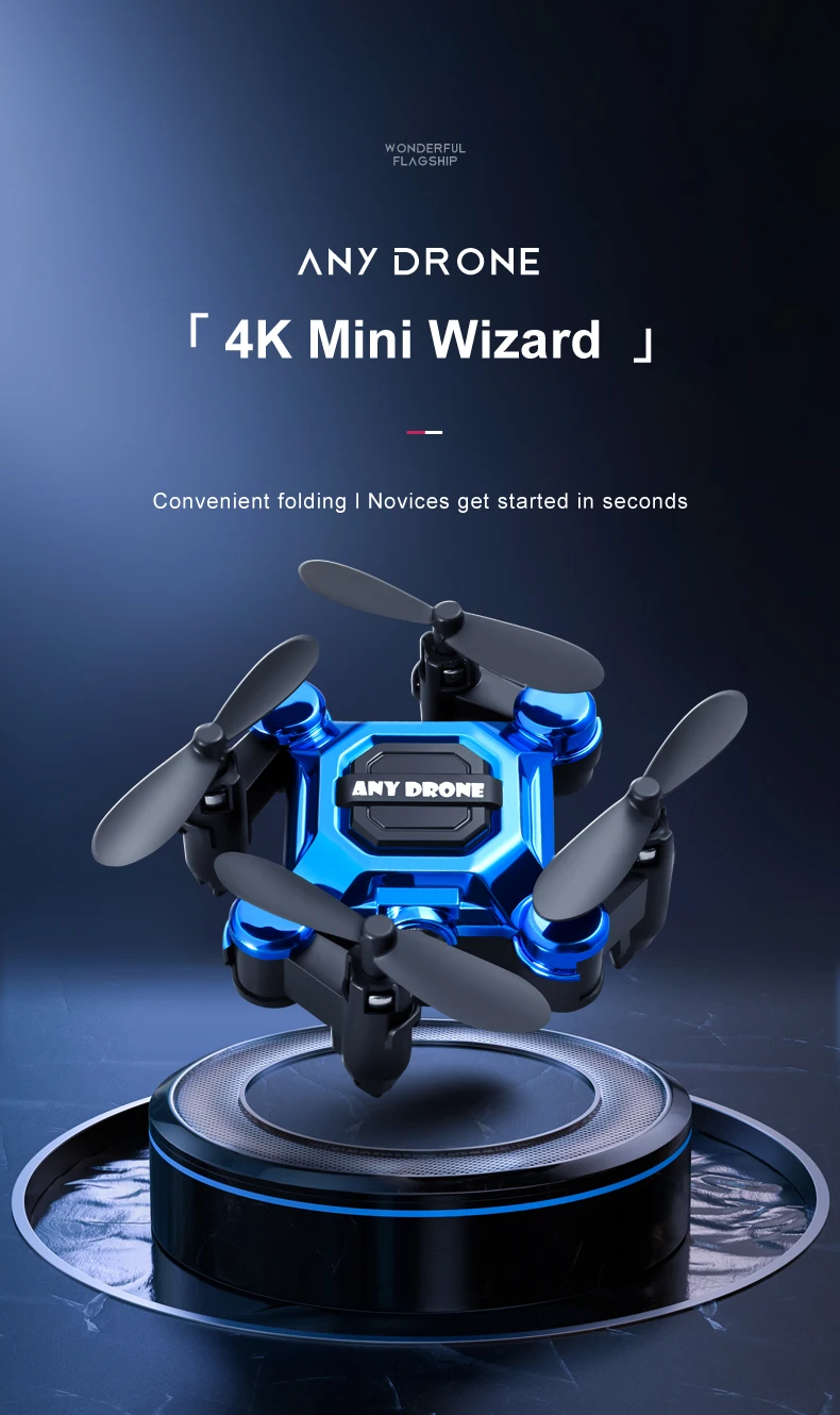Mini Drone Quadcopter Pocket Drone With Camera Flip Headless Mode Mini ...