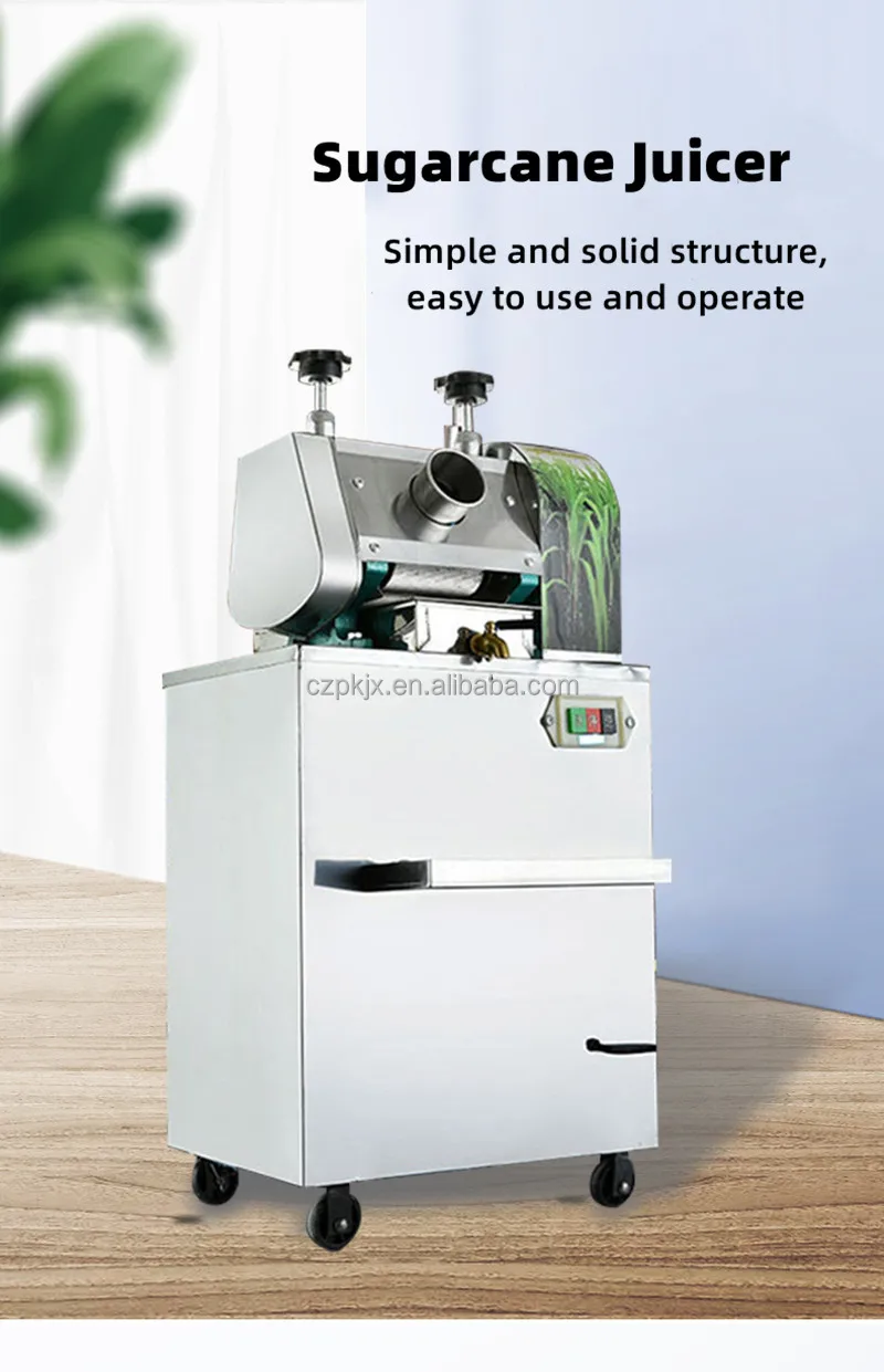 Sugar Cane Juice Machine/ Sugar Cane Pressing Machine/ Sugarcane Juicer ...