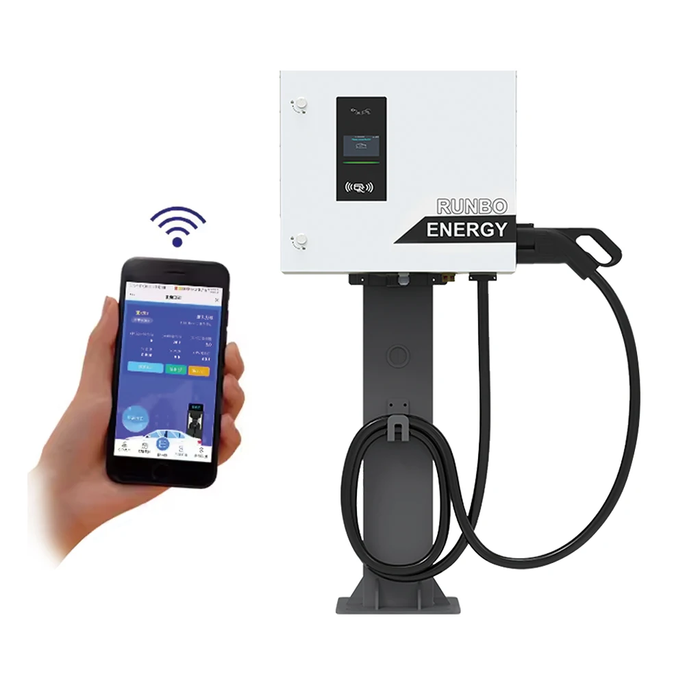 Car Charging Piles Dc Fast Ev Charger Station 30kw Gb/t Ccs2 Ip55 125a ...