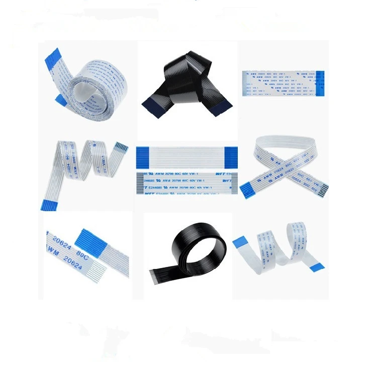 Custom Ffc Cable Flexible Flat Cable Assembly Wiring Harness 0.5mm 1 ...