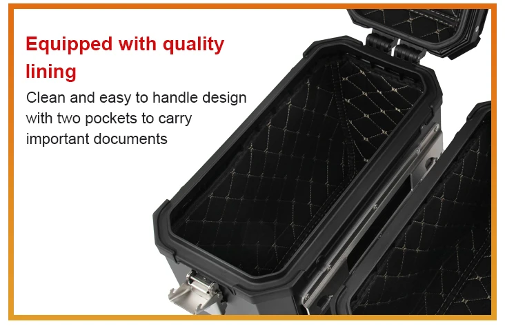 Aluminium Alloy Motorcycle Side Pannier Box for BMW F850GS