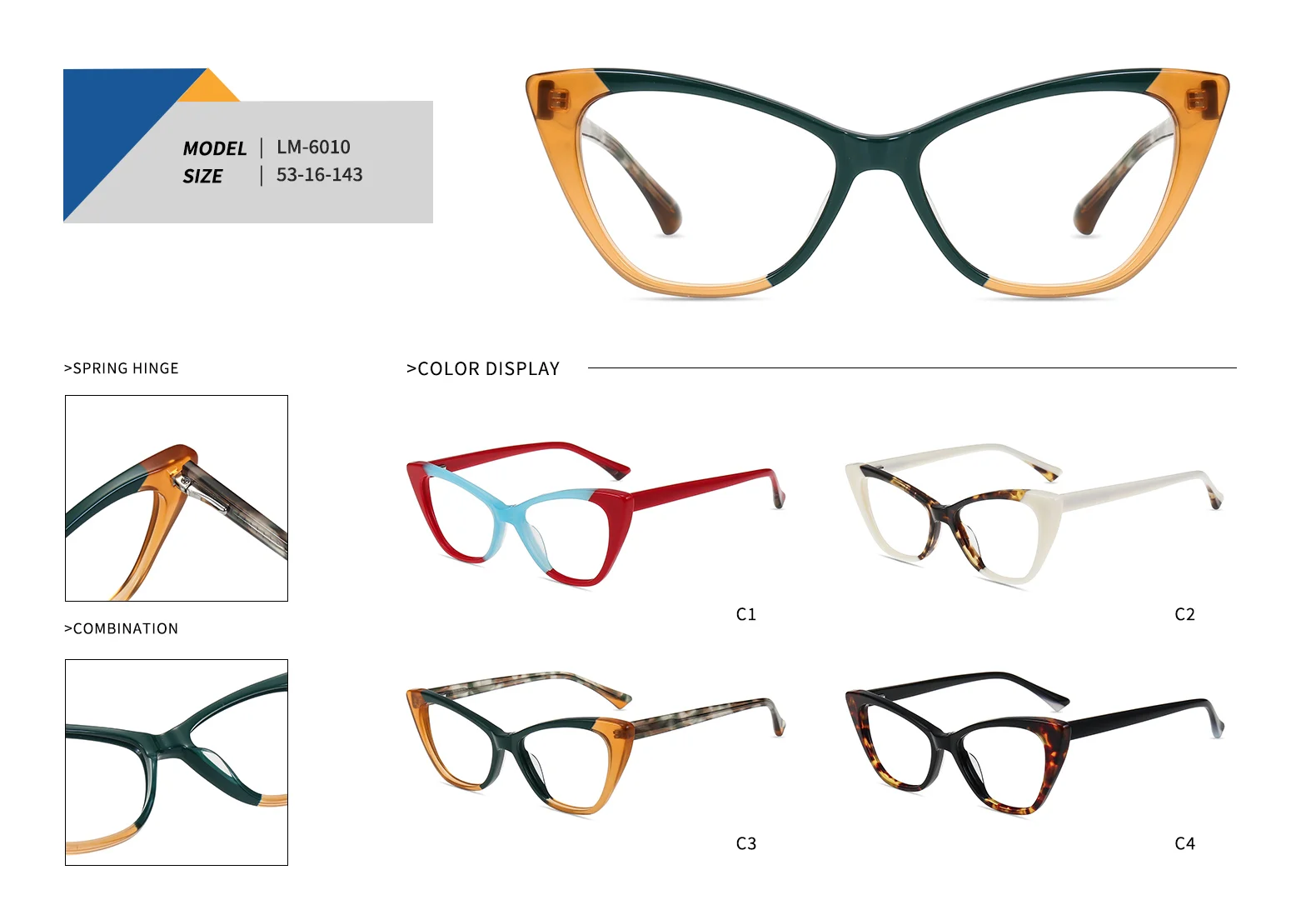 Wholesale Fashionable Customized Acetate Anti Blue Light Custom Logo ...