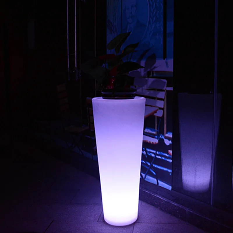 Solar Powered Outdoor Led Garden Light Flower Lamp Solar Flower Pot For ...