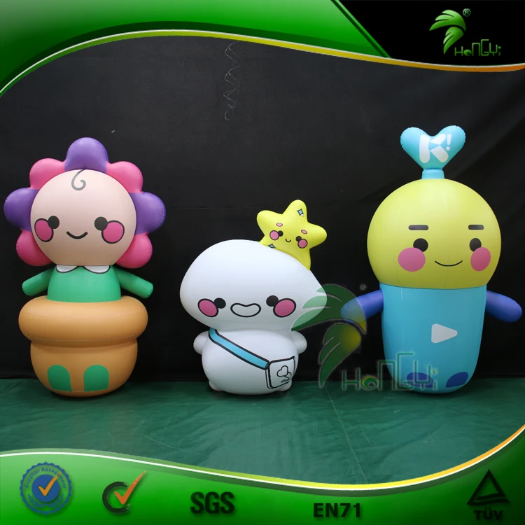 Hongyi Custom Inflatable Potted Plant Mascot Cartoon Mascot Model For ...