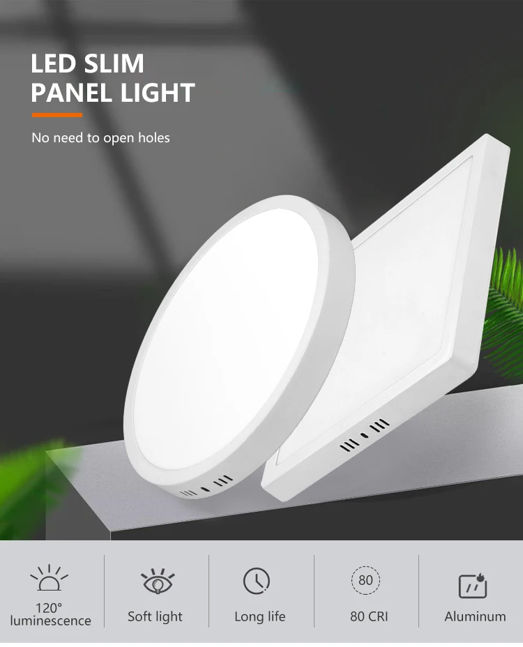 Top Quality Surface Mounted LED Panel Lights for Commercial Use