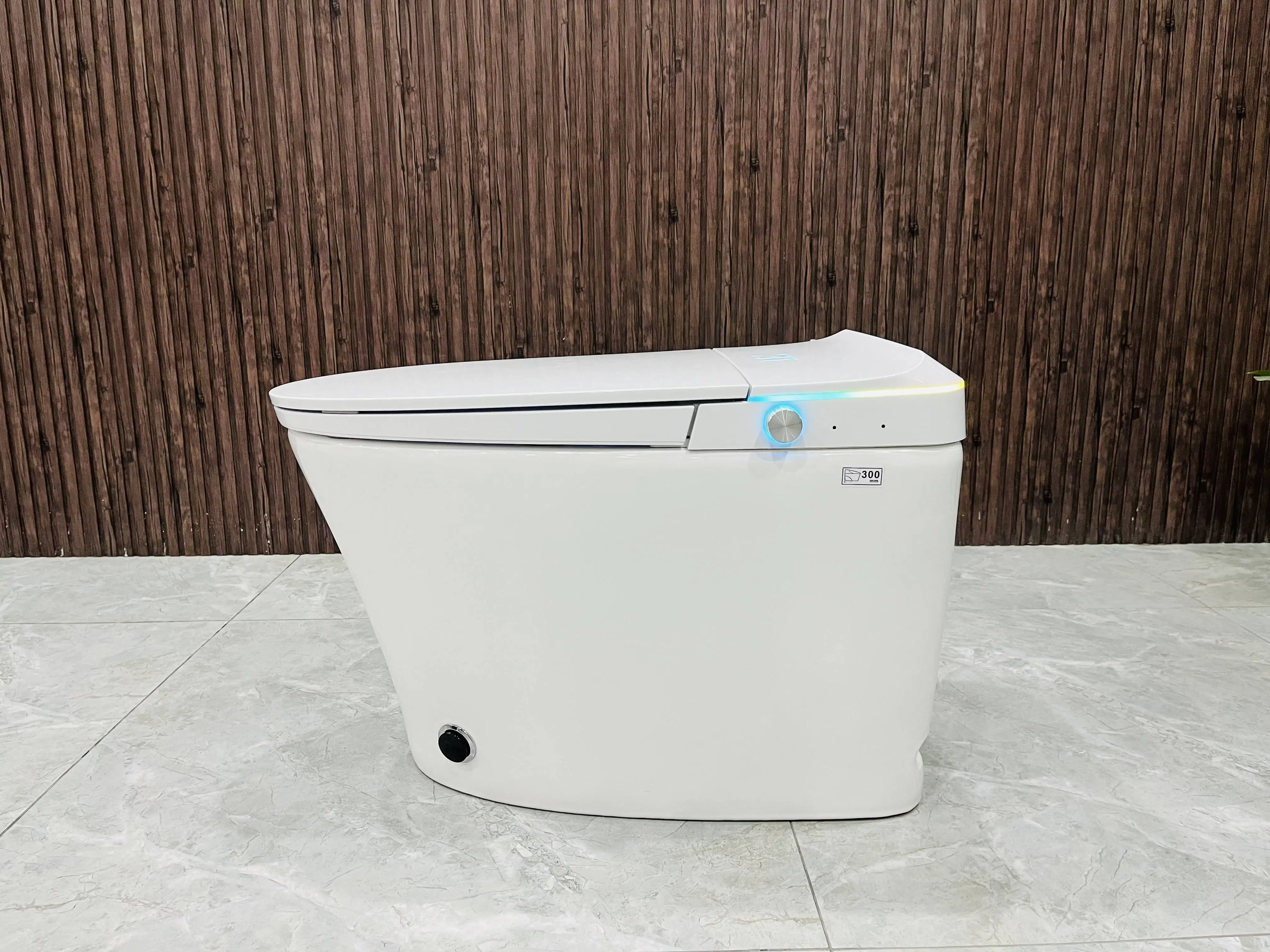 Luxury Intelligent Smart Toilet With Bidet Bathroom Automatic Water ...