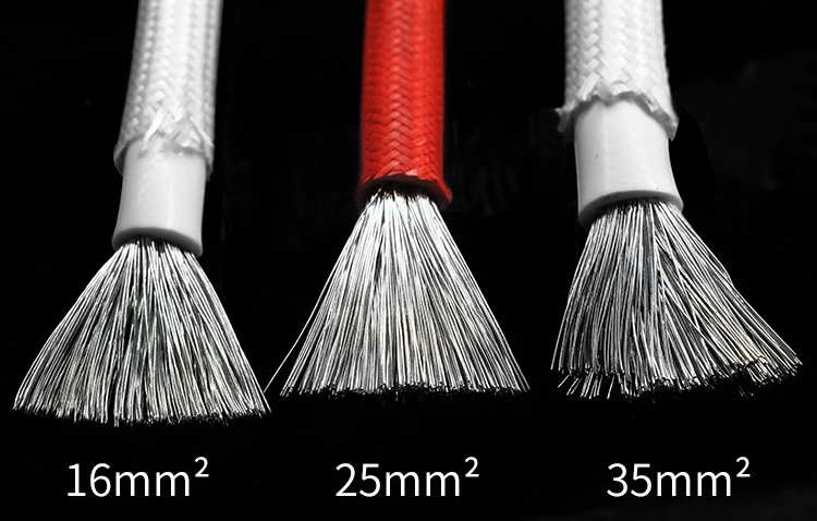35mm2 Silicone Rubber Wire Coated Fiberglass High Temperature Wire