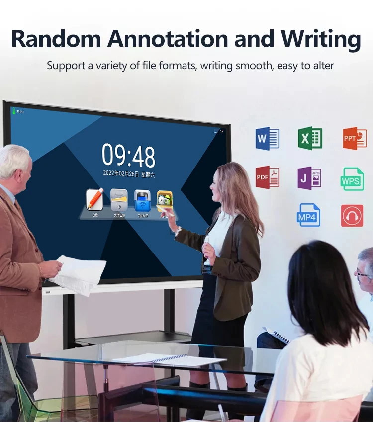 75inch Pizarron Portable Smart Board - Interactive Whiteboard