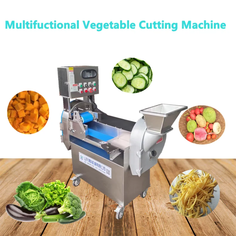 Industrial Automatic Vegetable Dice Slice Cutting Machine Onion Slicer ...