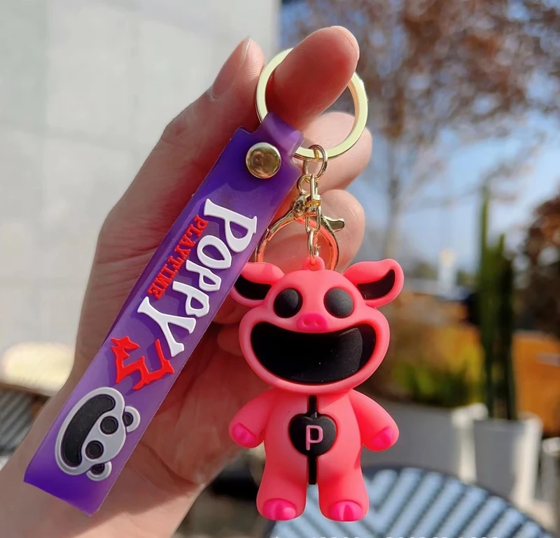 Critters Keychain Cartoon Hopscotch Catnap Bearhug Key Chain Girl ...