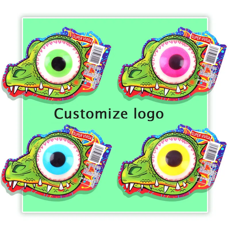 Panda Gummy Eyes Candy Eye Bear Lollipop Candies Halal Squishy ...