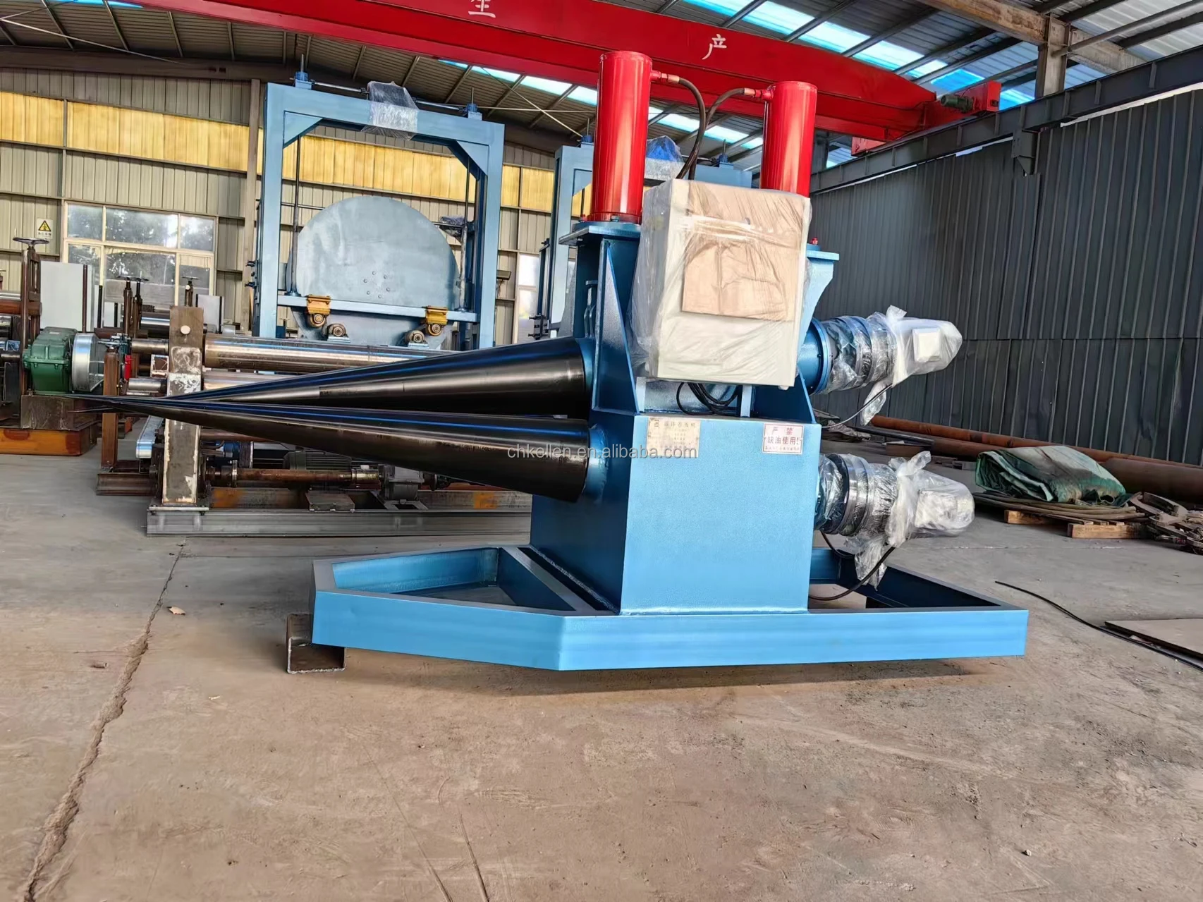 Hydraulic Conical Plate Rolling Machine Special Vertebral Three-axis ...