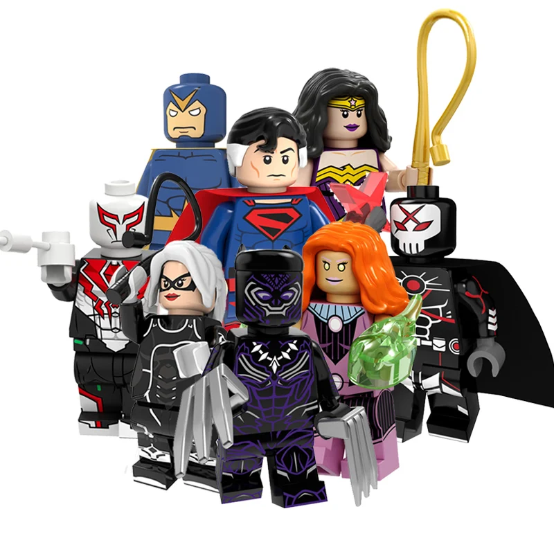 Super Heroes Anti-venom Cable Cyclops Arthur Curry Mini Building Blocks ...