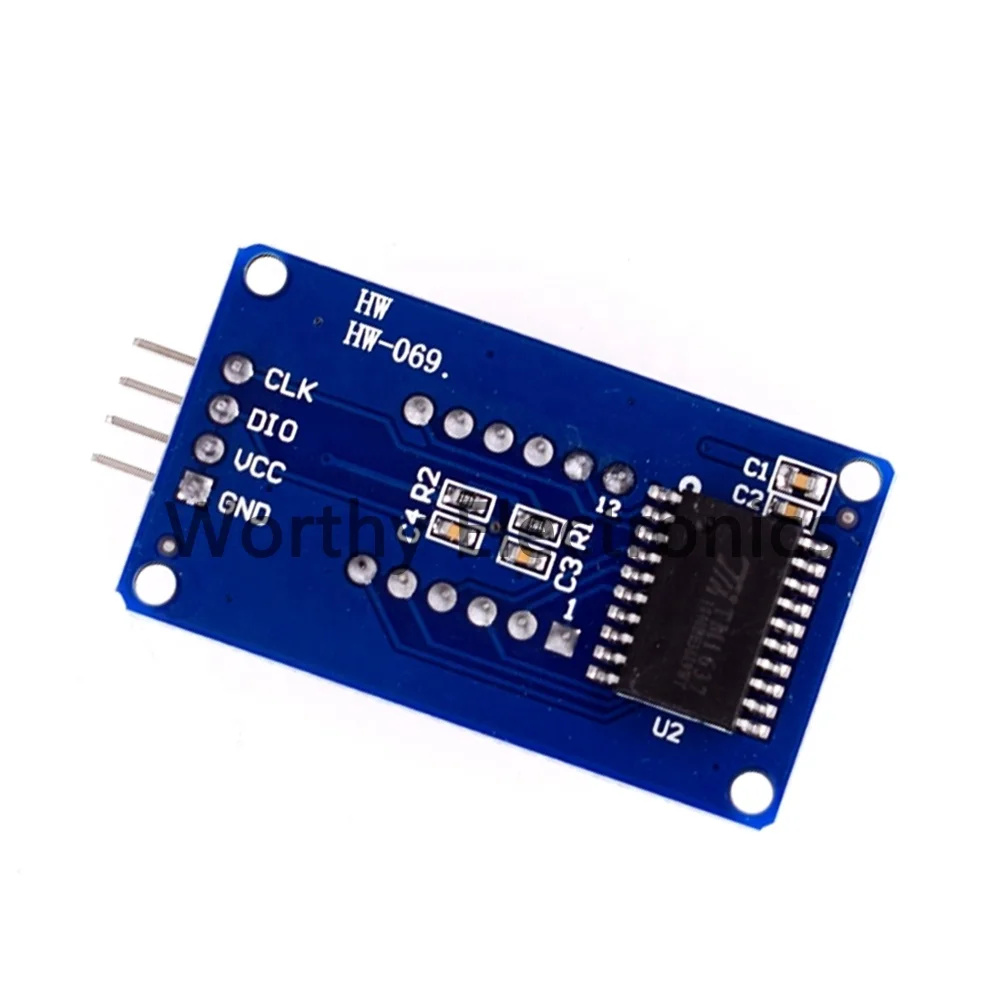 4-bit Digital Tube Display Module Led Brightness Adjustable Tm1637 ...