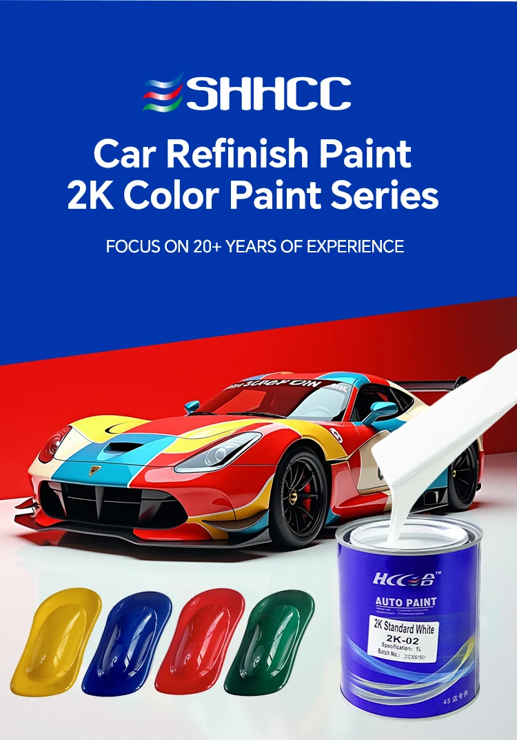 SHHCC 1K Transparent Red High Concentration Auto Liquid Coating Acrylic ...