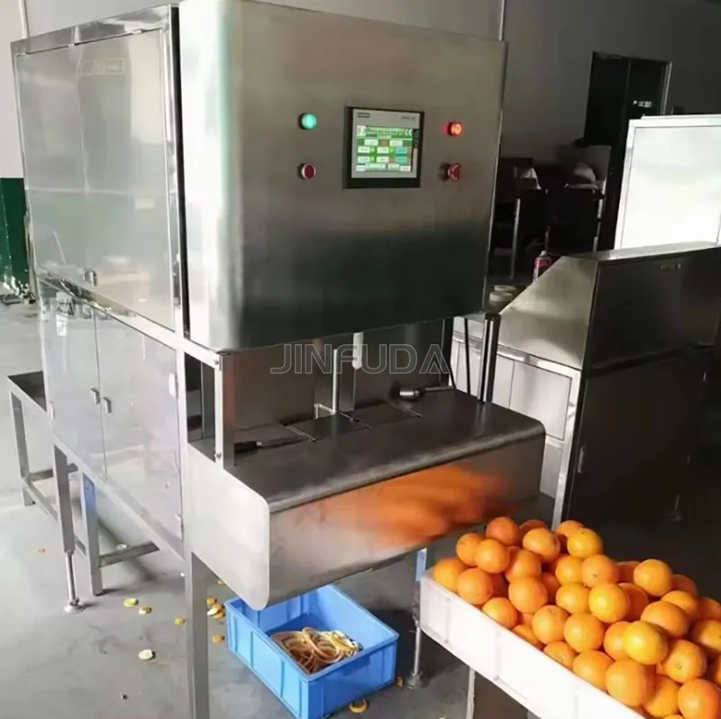 Commercial Automatic Fruit Citrus Apple Skin Remove Core Remover Slicer ...