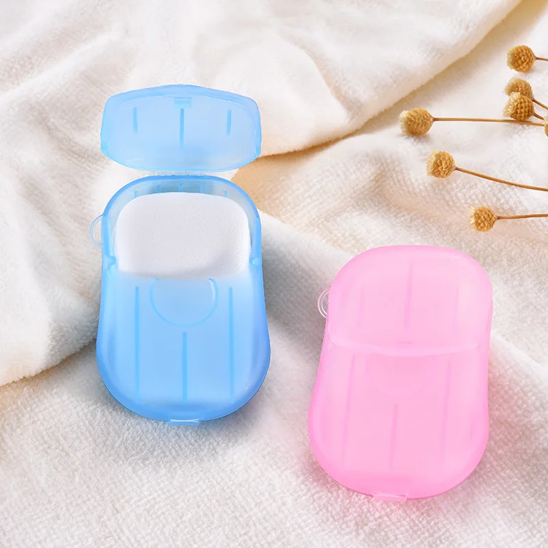 20 Sheets/Box Portable Travel Soap Paper Useful Outdoor Accessories ...