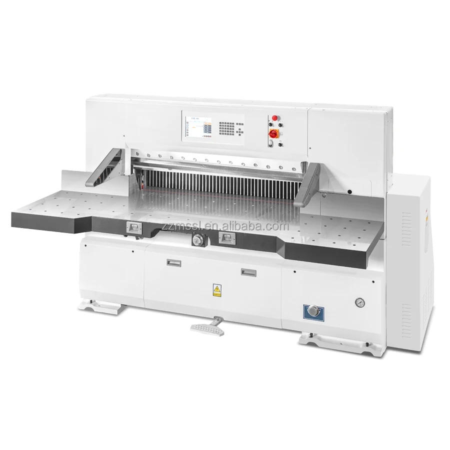 Hydraulic Computerized Guillotine Paper Trimmer Machine Paper Cutter ...