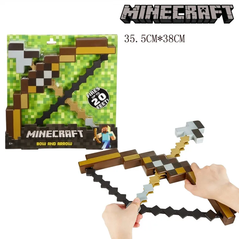 Minecraft Diamond Sword And Pickaxe Two-in-one Deformation Bow And ...