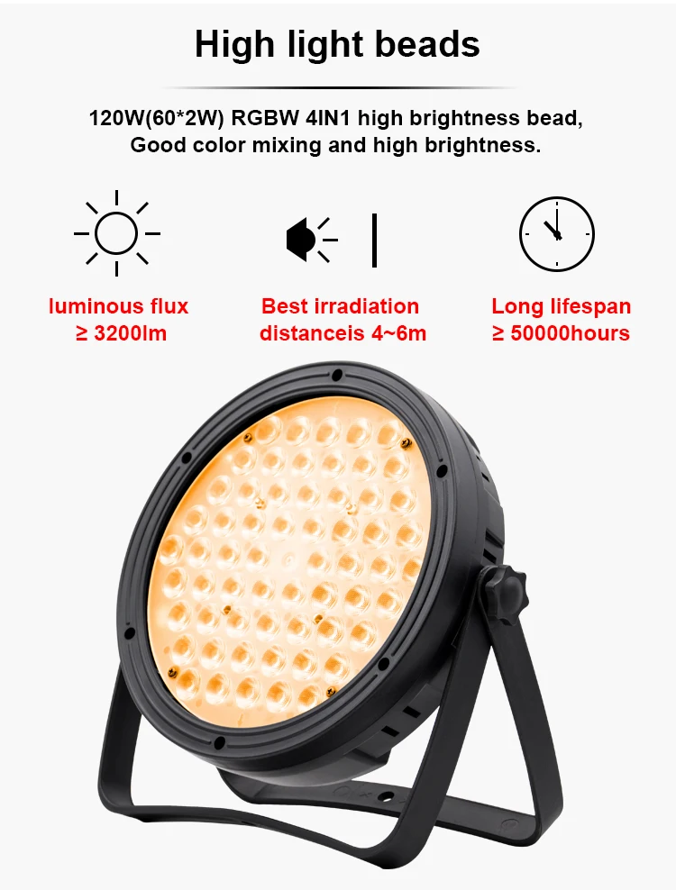 Big Dipper LPC120 Dj Light System - RGBW 4in1 LED Par Light