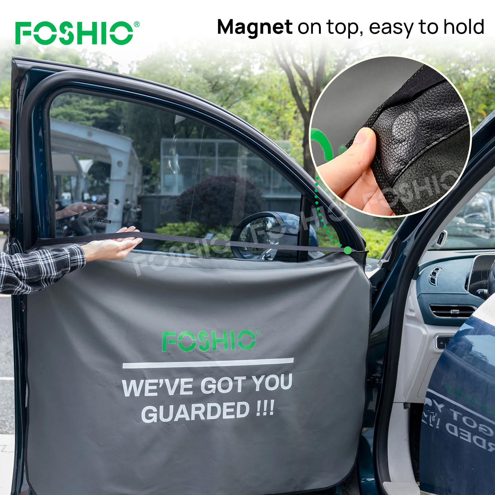 Foshio Magnetic Waterproof Window Tint Tool & Car Door Dask Cover - Oem