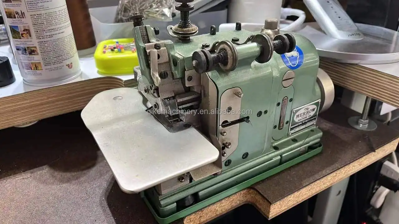 Qk-30 Merrow Type Armband Emblem Hemming Overedging Sewing Machine For ...