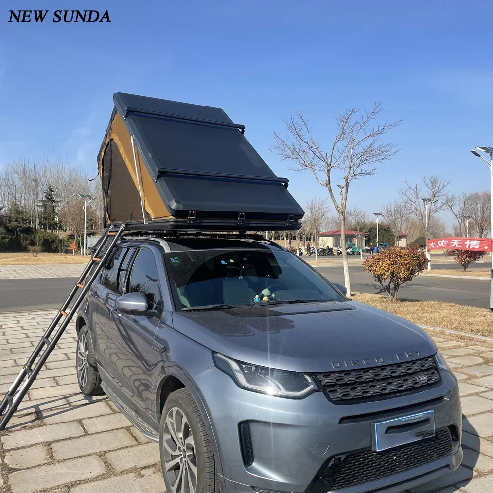 Outdoor Hard Shell Rooftop Tent For Offroad Camping 1-3 Person Car Roof ...