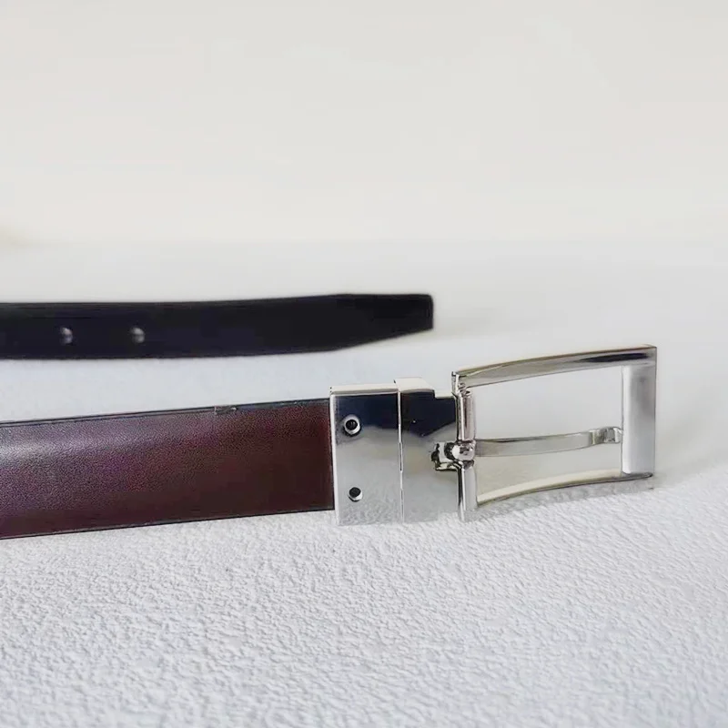 Unisex New Designer Reversible Belt Genuine Cowhide Leather Men Belts ...