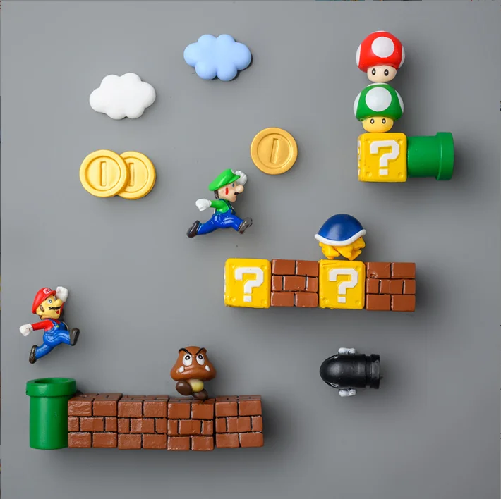 Supply Cute Cartoon Fridge Magnet Super Mario Fridge Magnets Buy - Buy ...