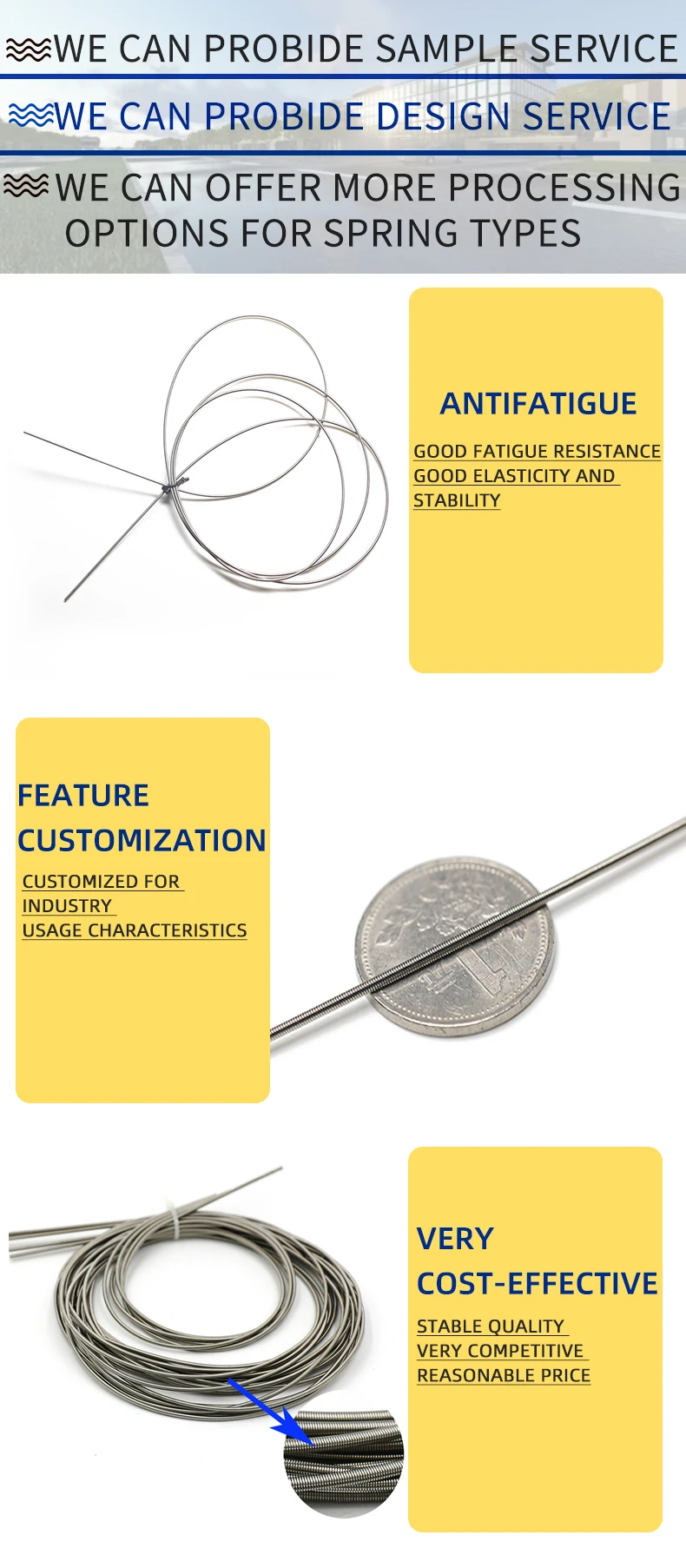 Medical Spring Endoscopic Guide Wire Catheter Spring Coil