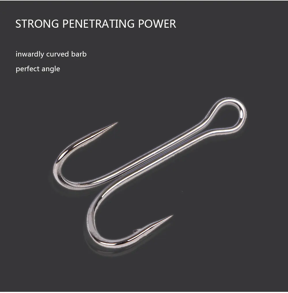 FTK Wholesale High Quality OEM FTK-FH-001 Double Fishing Hook