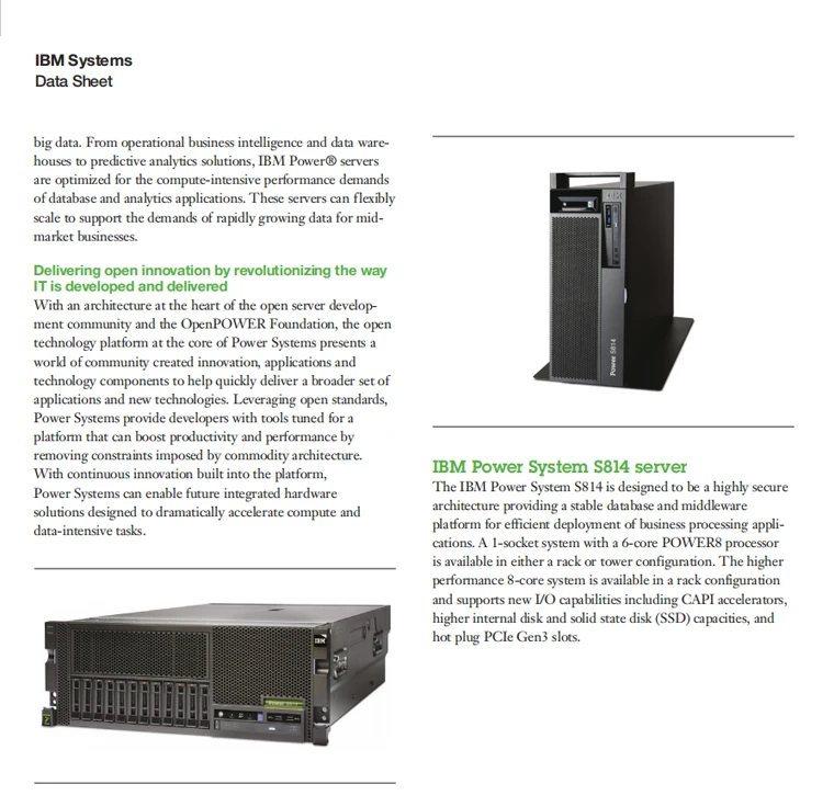 Ibm Power System S814,Power 8286-41a,Enterprise Server - Buy Power ...