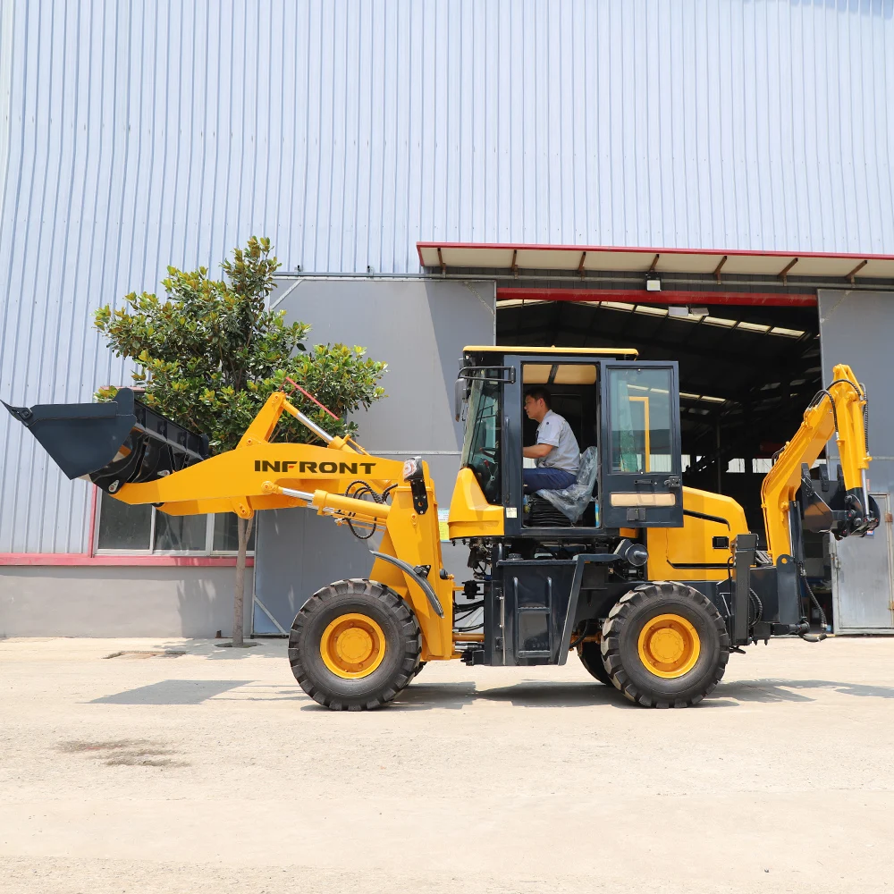 chinese cheap mini backhoe loader excavator 4x4 backhoe loader wheel ...