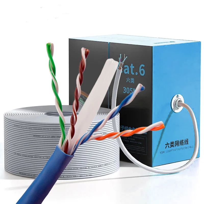 Pass F-luke Ul Listed Network Cable Cat6a Oem Box Package 305m Solid ...
