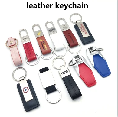 Llaveros De Cuero De Lujo Custom Logo Luxury Engravable Sublimation Genuine Leather Keychain ...